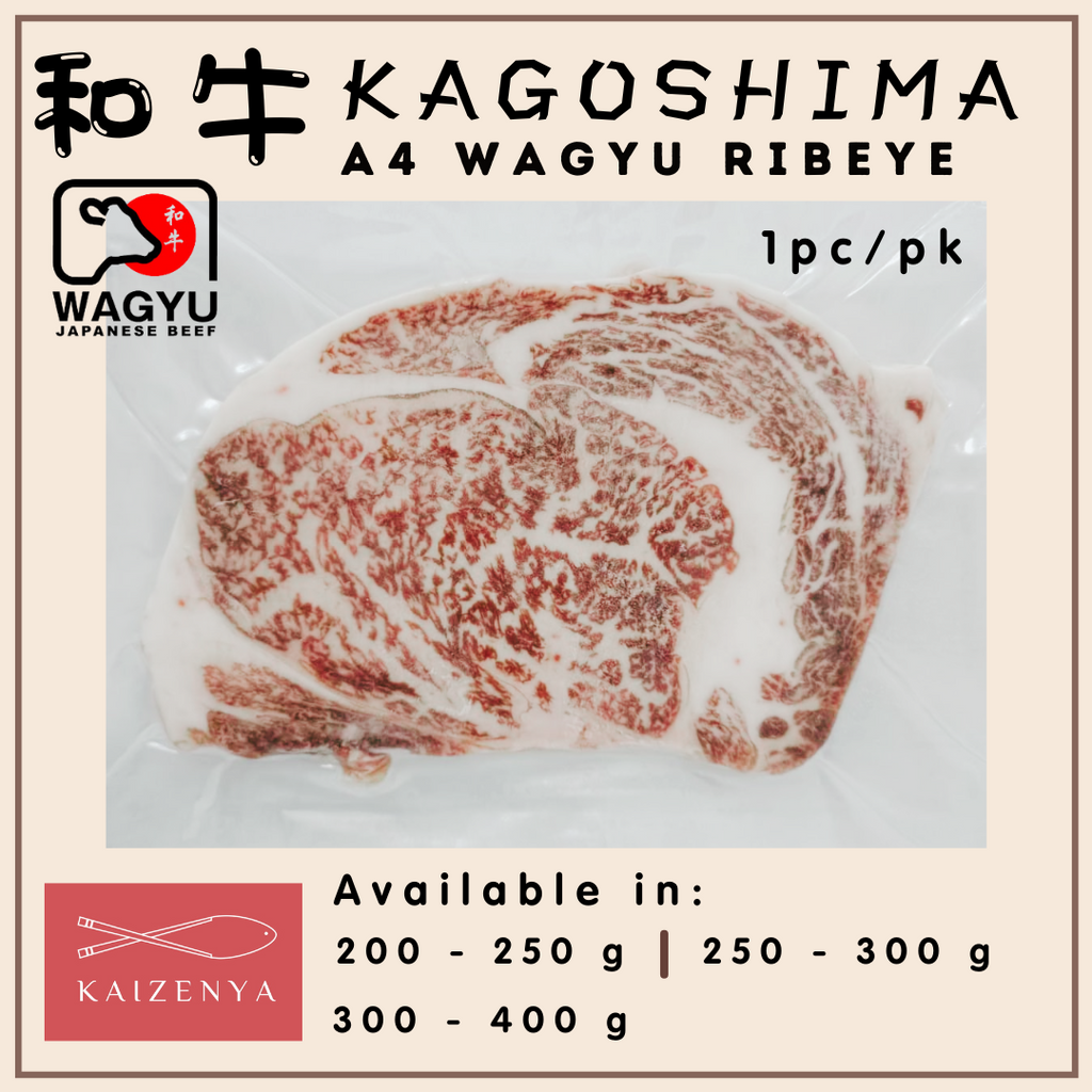 (1+1 Deal) Kagoshima A4 Wagyu Ribeye Steak (200 - 400g) – Kaizenya